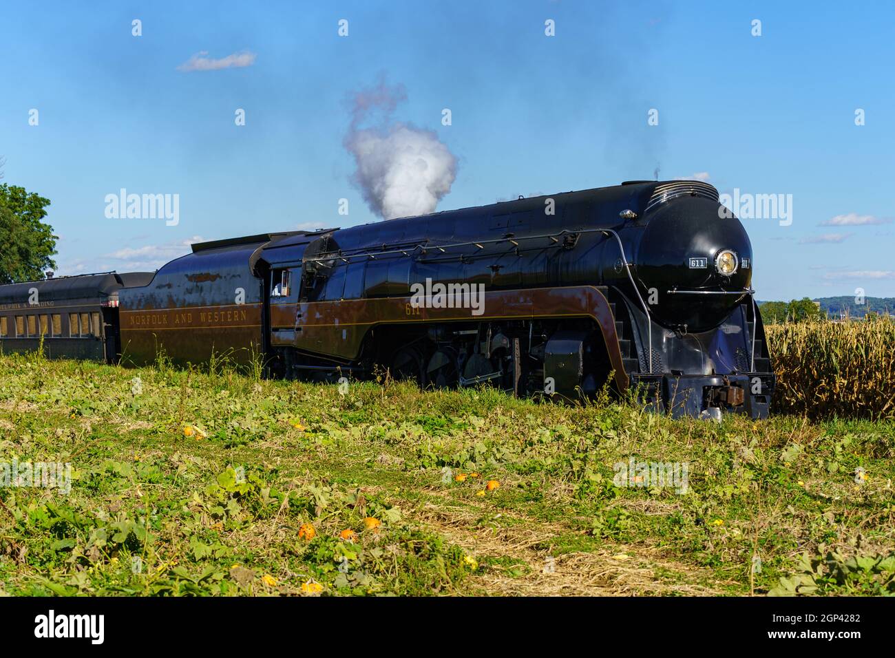 Strasburg, PA, USA - September 26, 2021: The Norfolk and Western Class ...