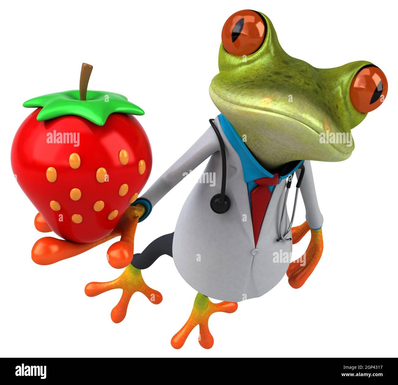 Frog doctor - 3D Illustration Stock Photo - Alamy