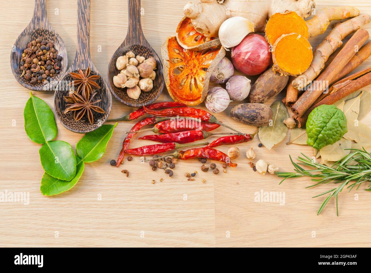 Food Cooking ingredients. - spice tast Stock Photo - Alamy