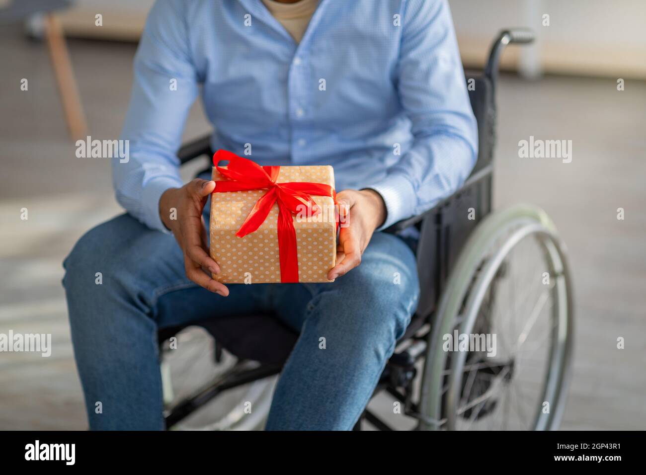 Man in wheelchair at party hi-res stock photography and images - Alamy