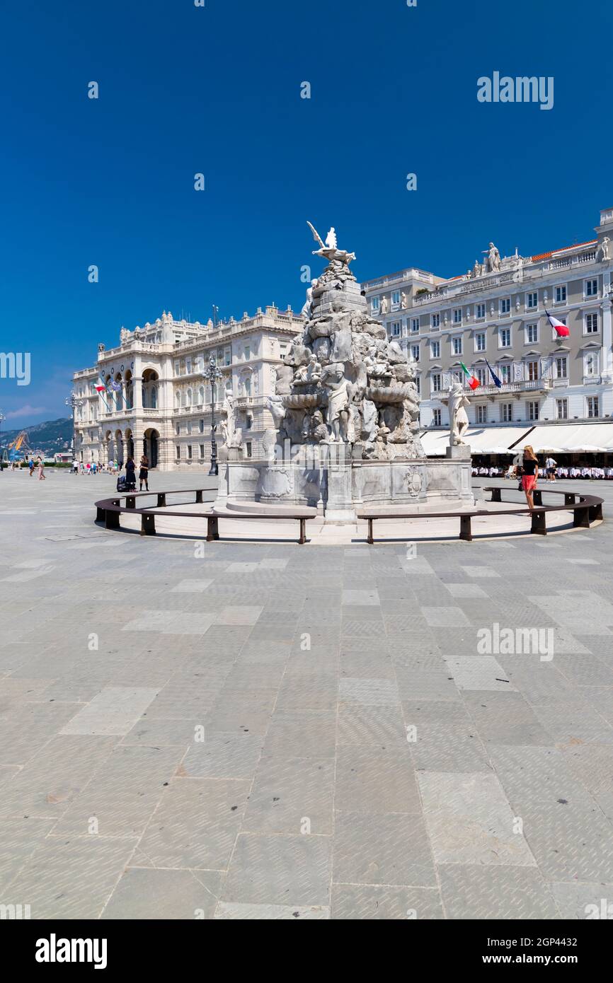 Historic centre in Terst, Italy Stock Photo - Alamy