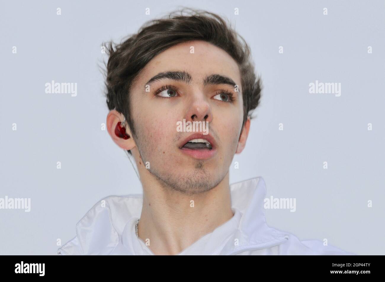 Nathan Sykes, The Wanted, make mine milk campaign, Potters Field Park ...