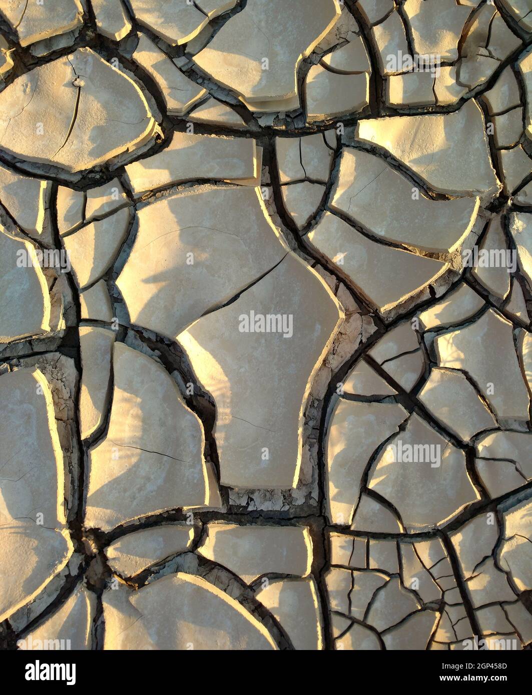 Image of cracked clay. Texture for background. Natural background for ...
