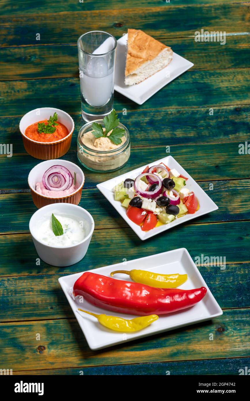 Saganaki greek delicacy hi-res stock photography and images - Alamy