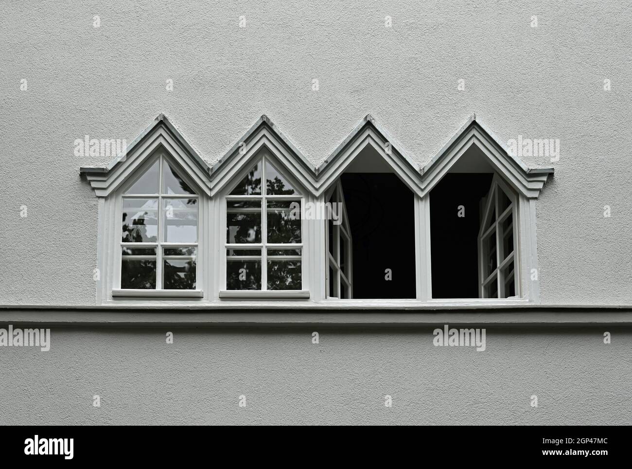 Art Deco style window Stock Photo - Alamy