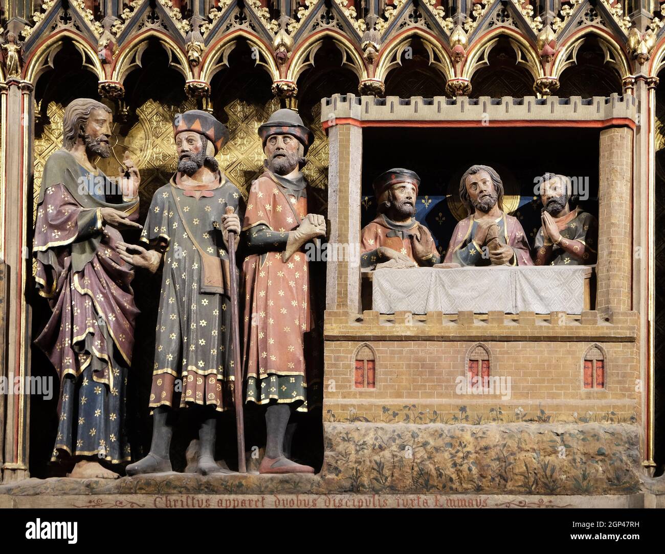 Appearance to the disciples at Emmaus, Notre Dame Cathedral, UNESCO ...