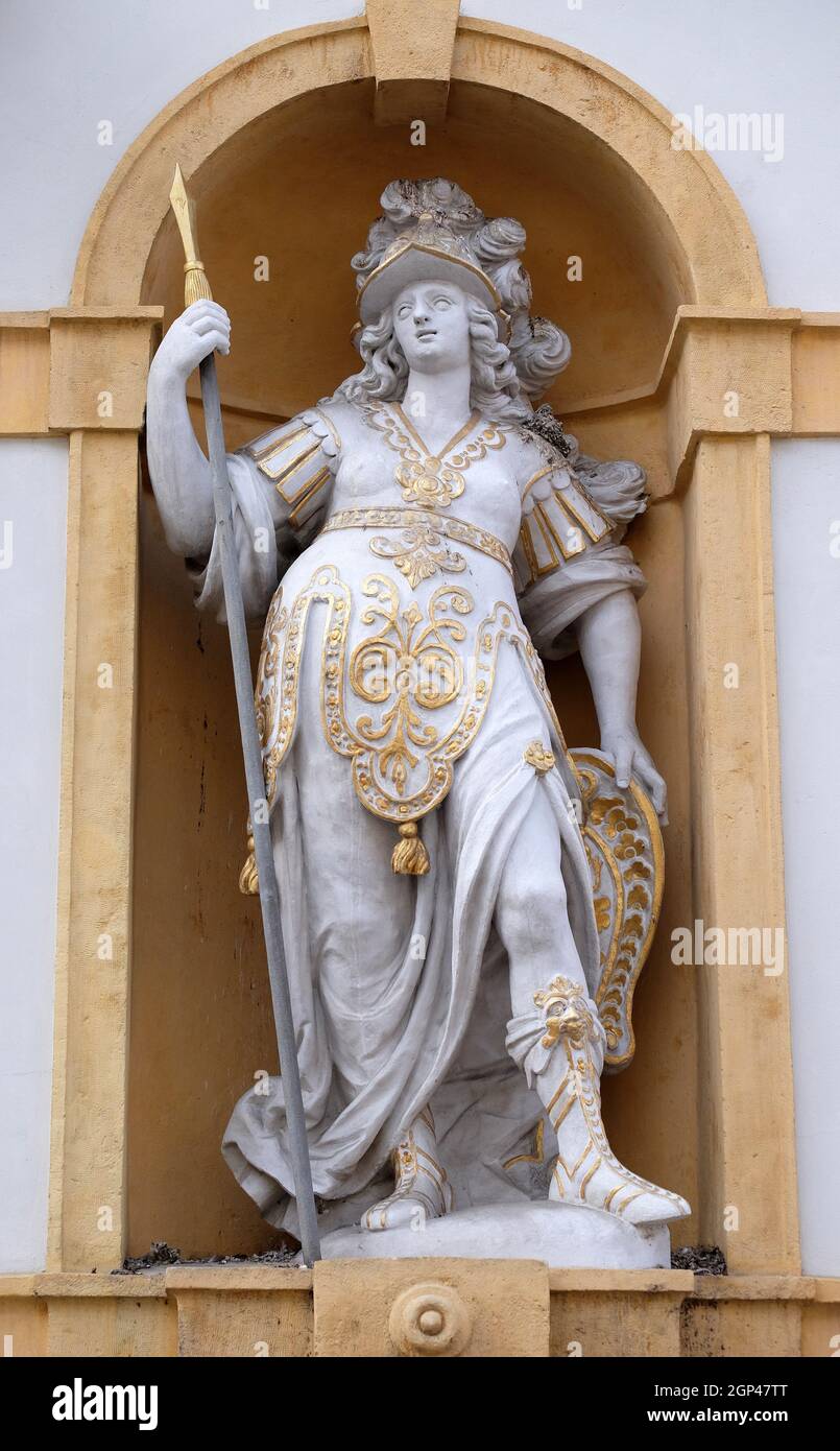 Minerva, Roman goddess of wisdom and sponsor of arts, trade, and ...