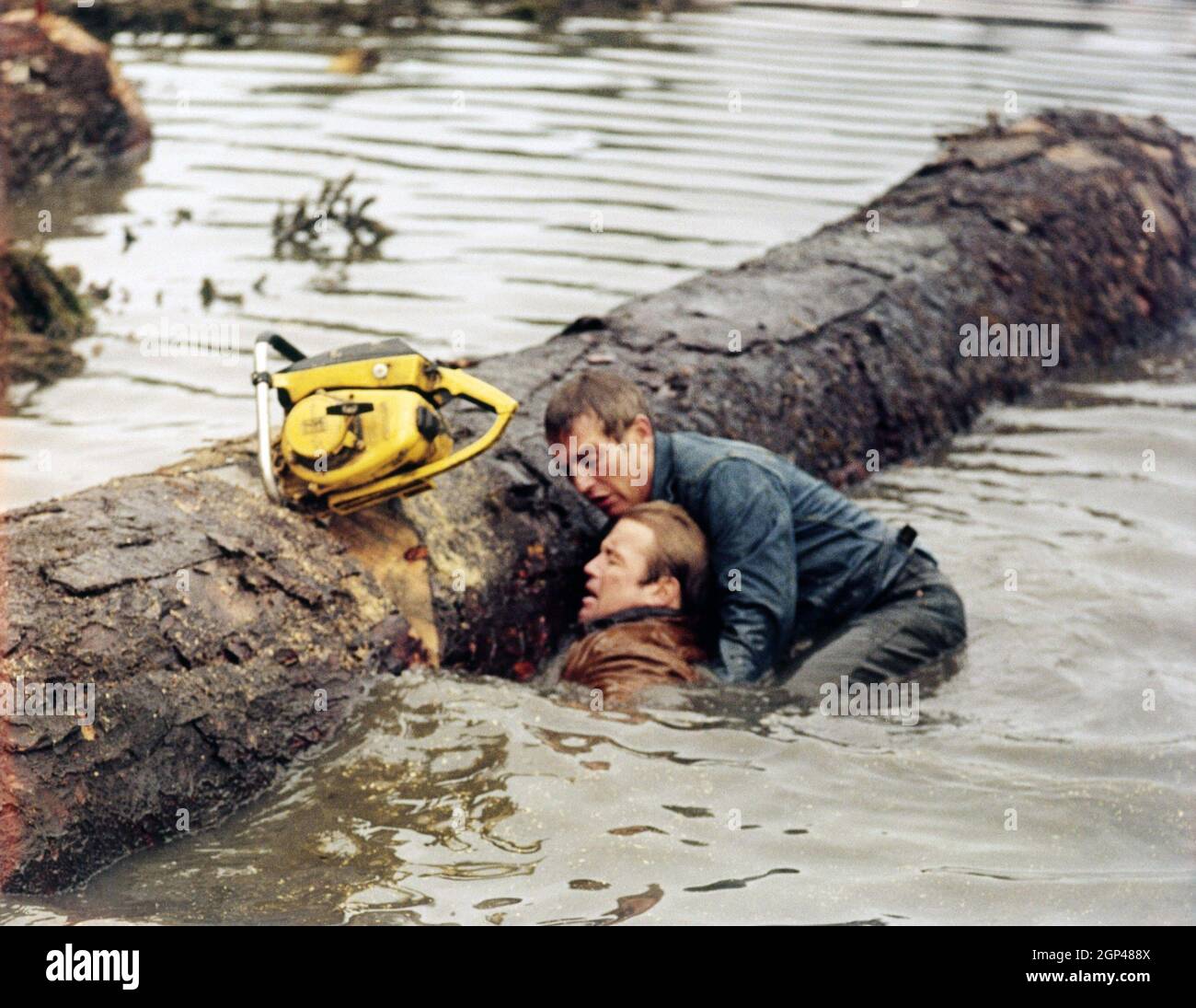 SOMETIMES A GREAT NOTION, from top, Paul Newman, Richard Jaeckel, 1971 ...