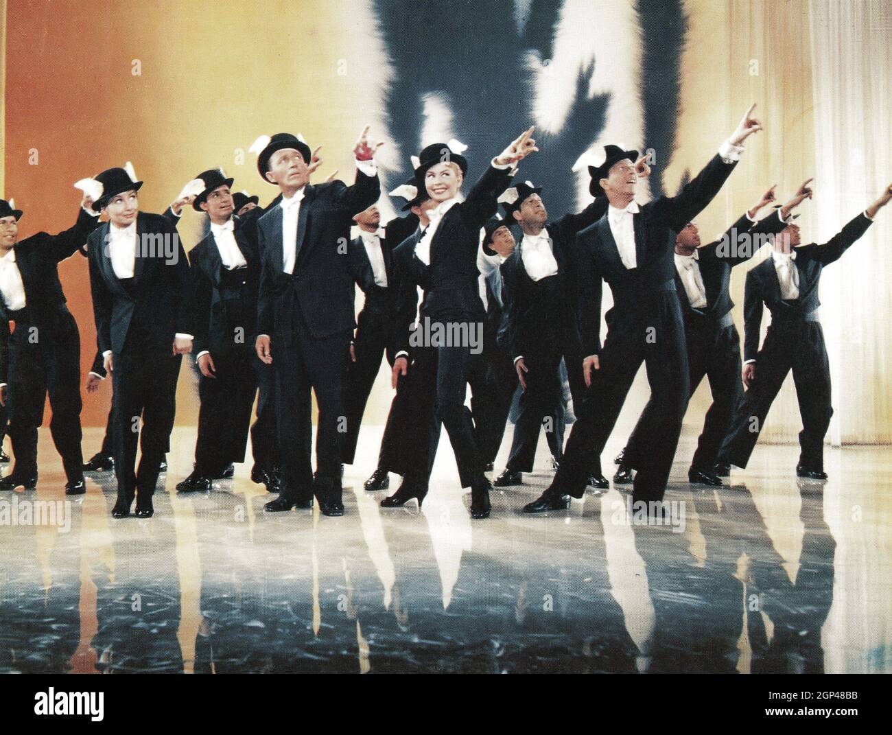 ANYTHING GOES, from left, front, Zizi Jeanmaire, Bing Crosby, Mitzi ...