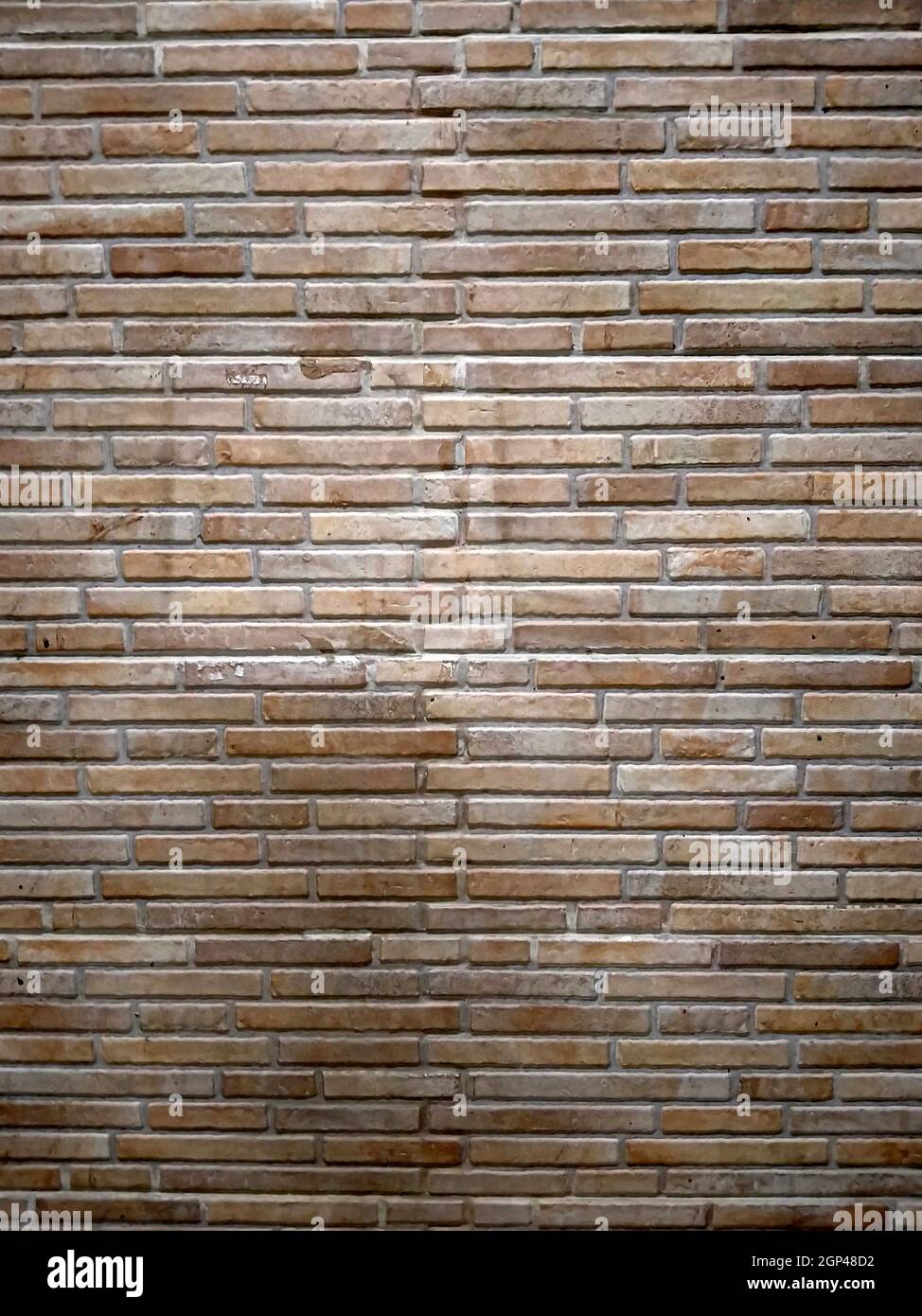 Stone wall brick tile brown natural color pattern surface row texture ...