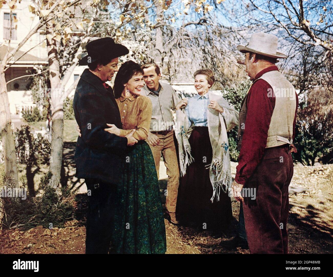 CATTLE KING, from left: Robert Taylor, Maggie Pierce, Richard Tretter ...