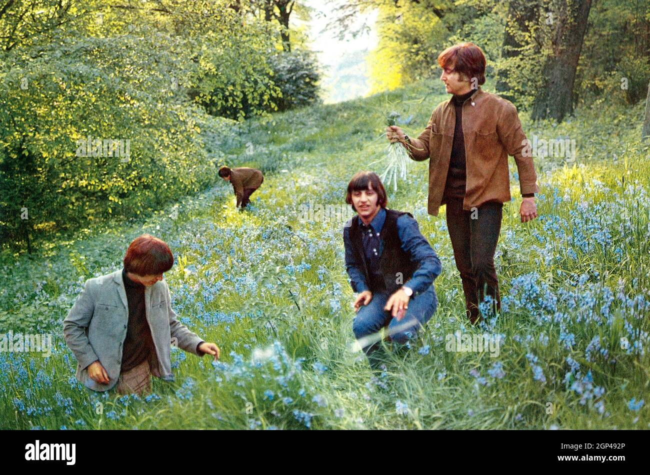 HELP!, from left: George Harrison, Paul McCartney, Ringo Starr, John ...