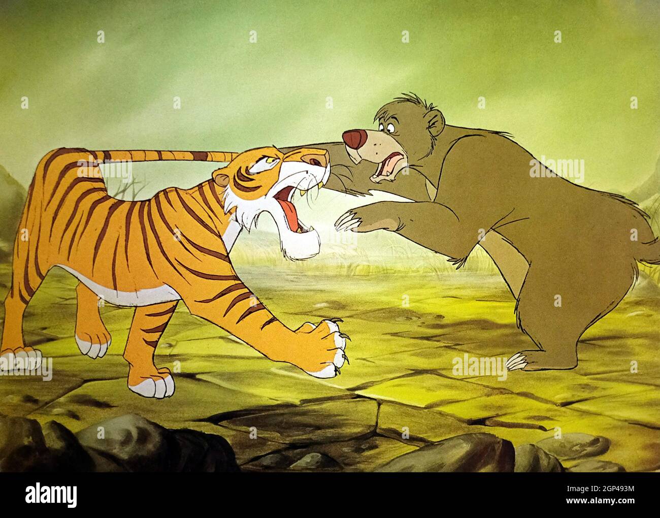 The Jungle Book From Left Shere Khan The Tiger Voiced By George Sanders Baloo The Bear