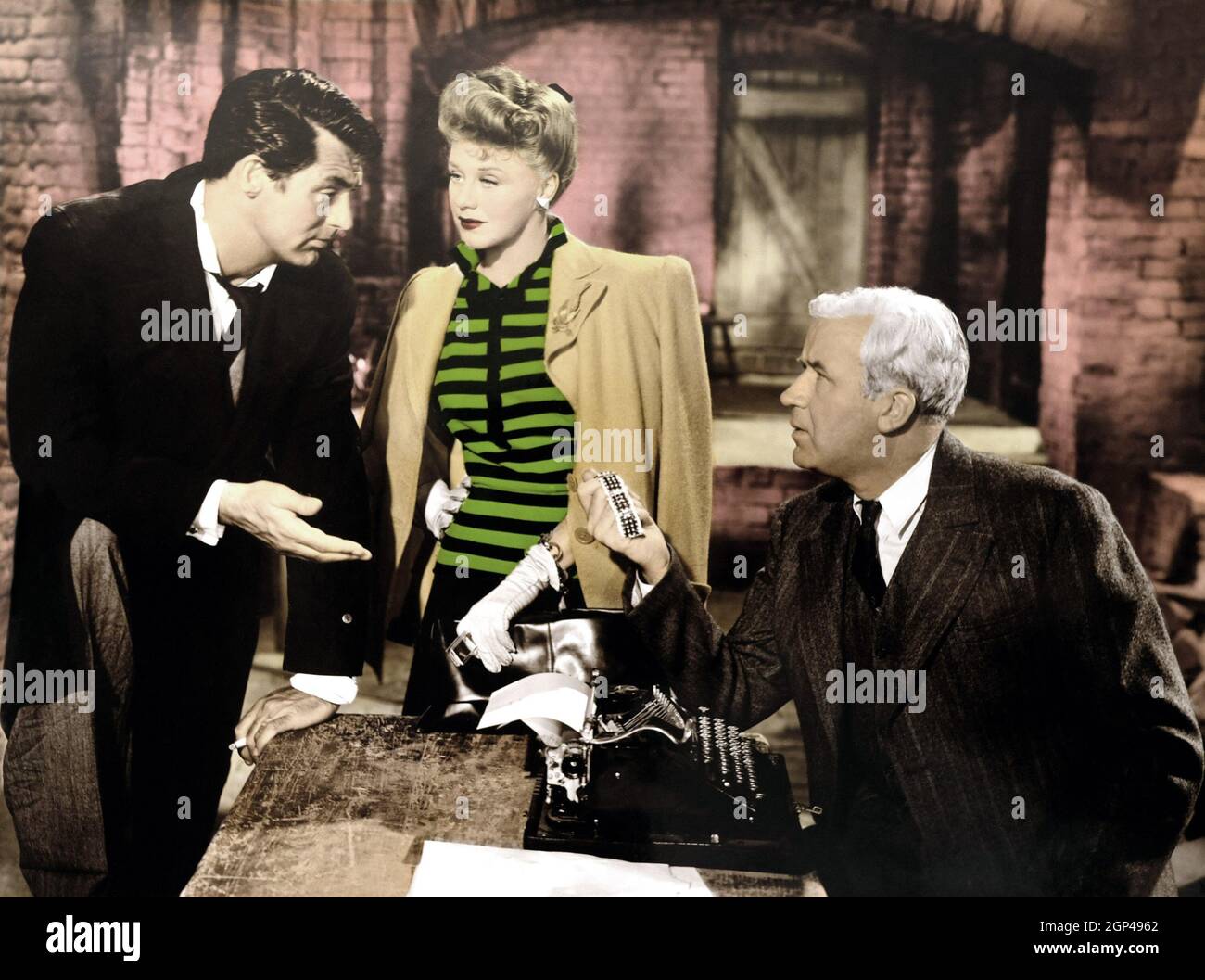 ONCE UPON A HONEYMOON, from left, Cary Grant, Ginger Rogers, Harry ...