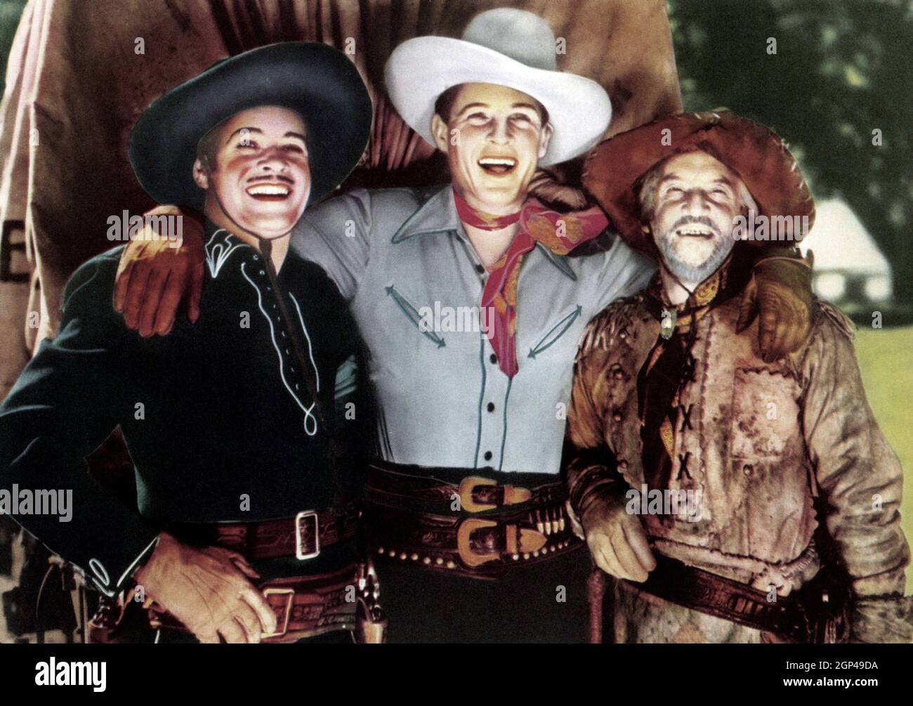 PIONEERS OF THE WEST, from left, 'The Three Mesquiteers,' Duncan ...