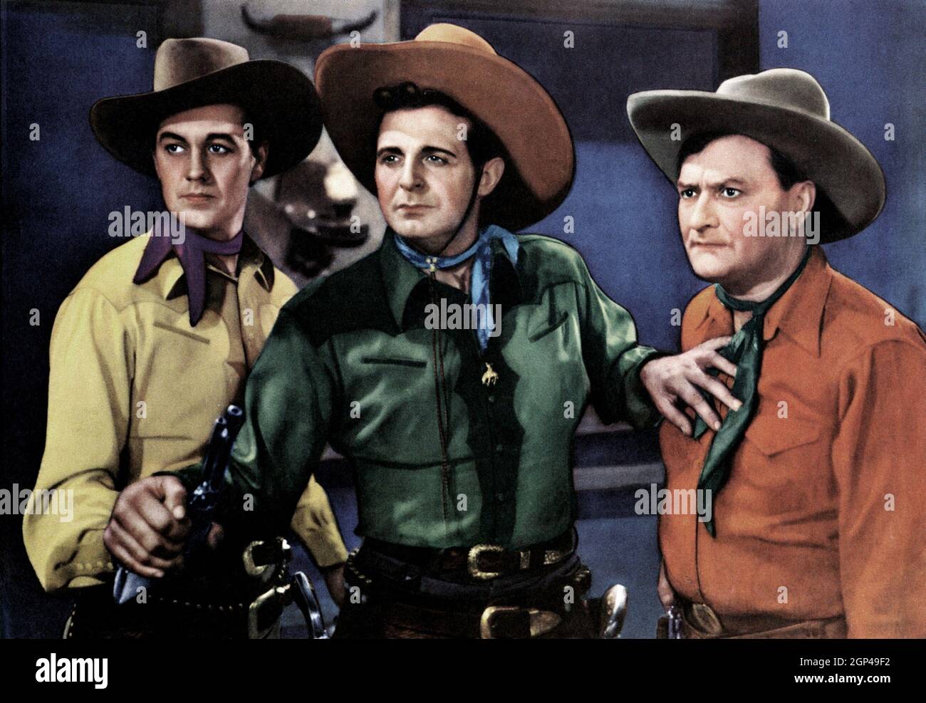 THE RANGE BUSTERS, from left, John 'Dusty' King, Ray Corrigan (aka ...