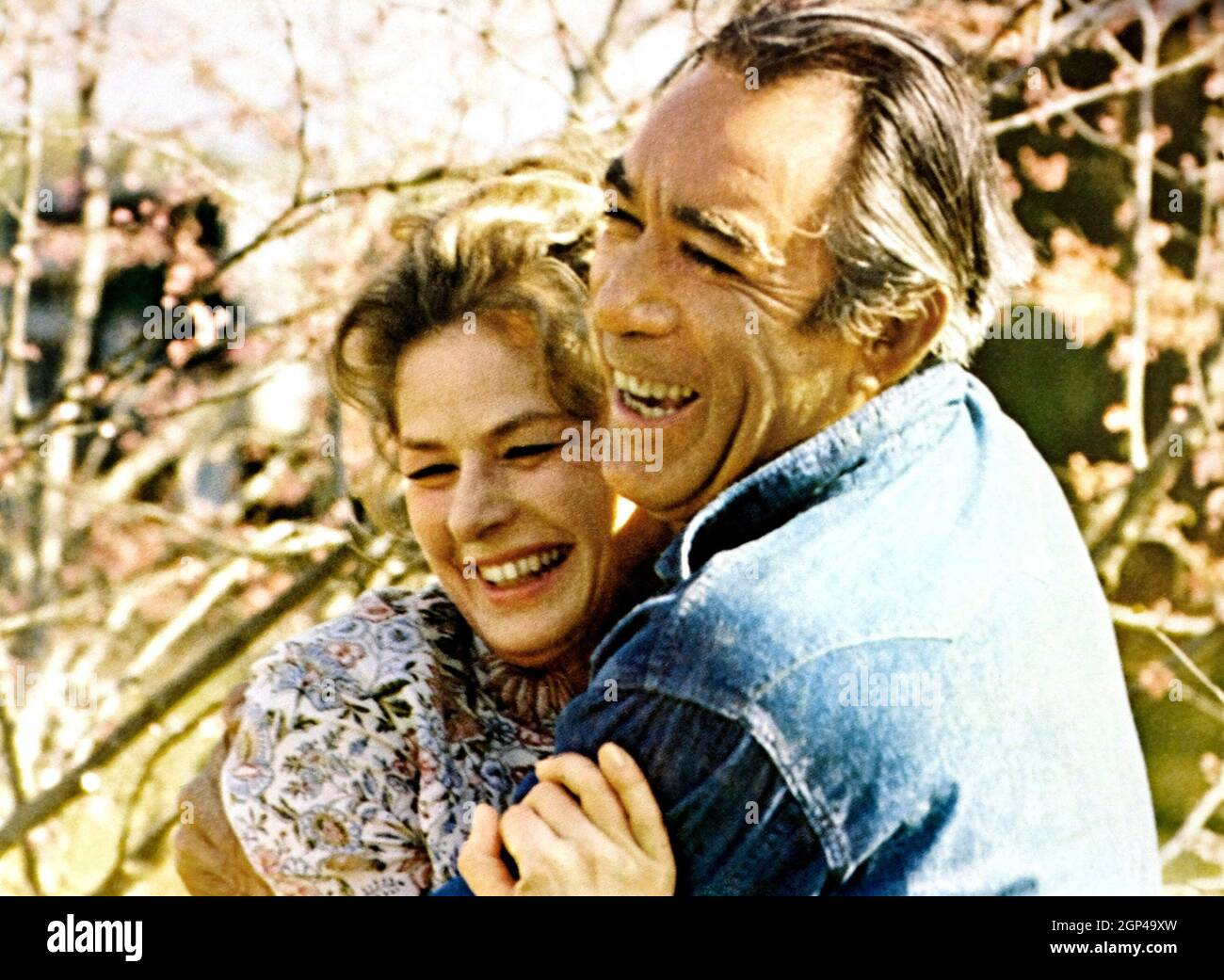 A WALK IN THE SPRING RAIN, from left, Ingrid Bergman, Anthony Quinn ...