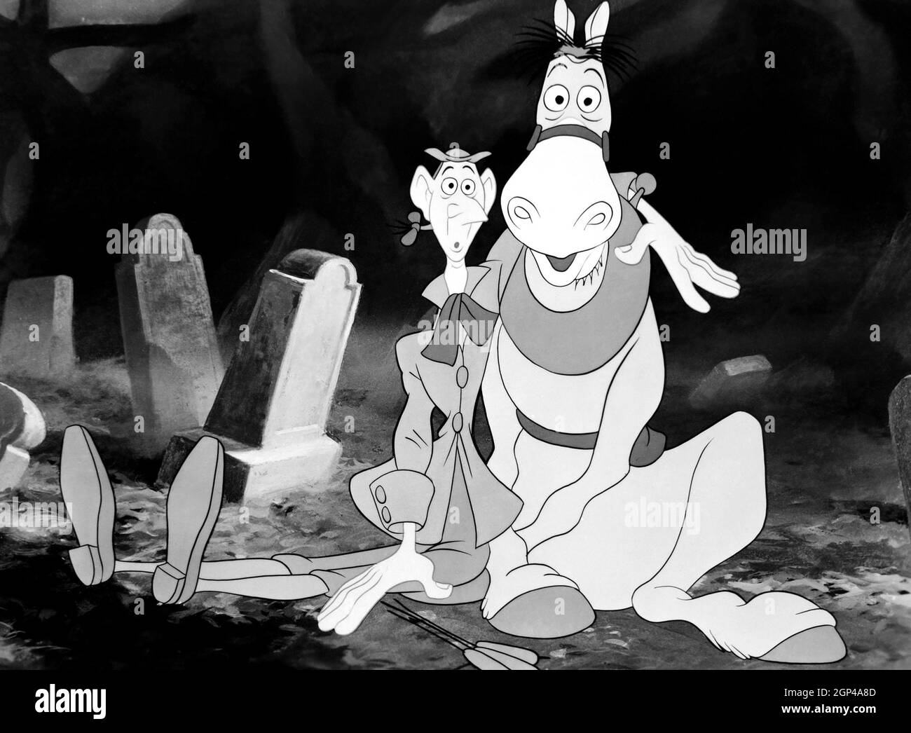 THE ADVENTURES OF ICHABOD AND MR. TOAD, from left, Ichabod Crane ...