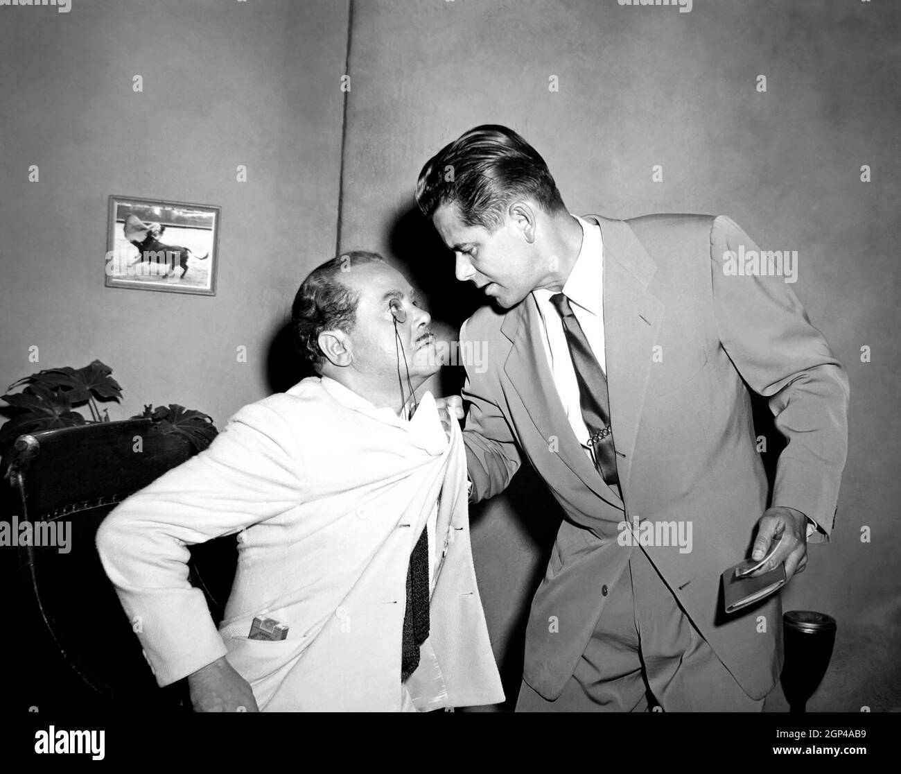 AFFAIR IN TRINIDAD, from left, Steven Geray, Glenn Ford, 1952 Stock Photo - Alamy