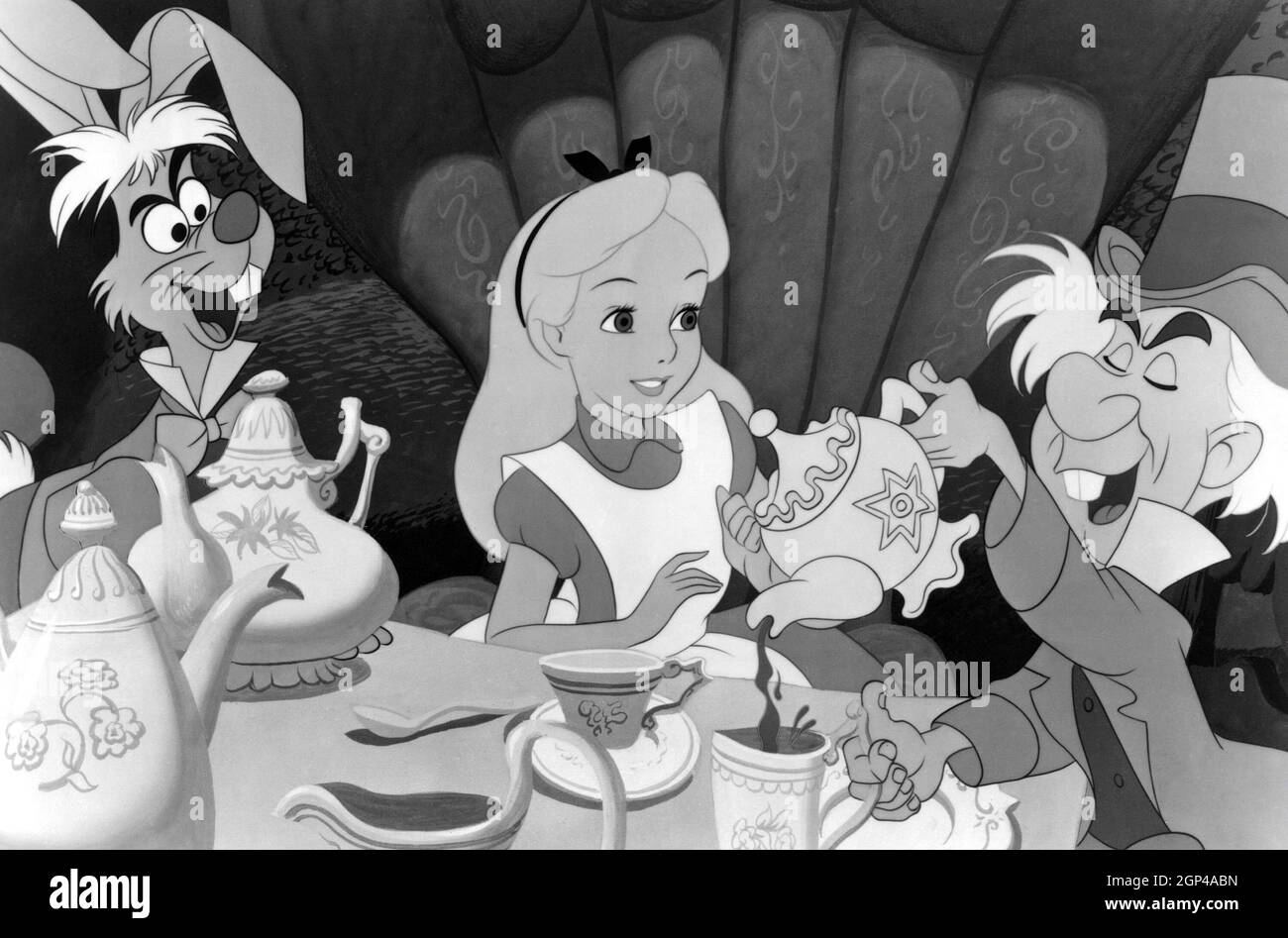 ALICE IN WONDERLAND, from left, March Hare (voiced by Jerry Colonna ...