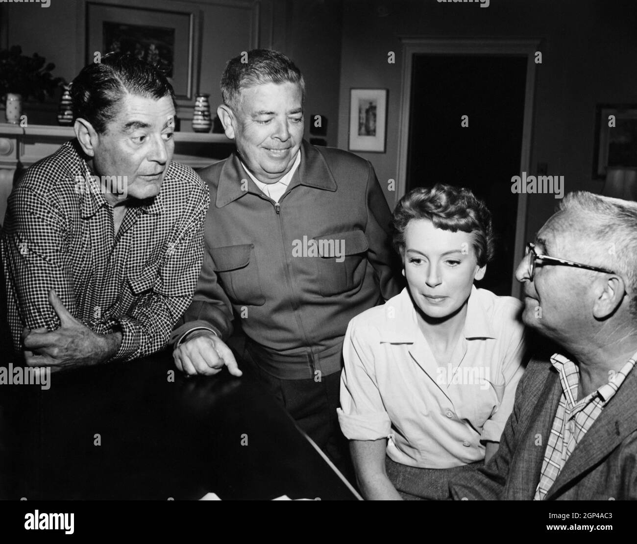 AN AFFAIR TO REMEMBER, from left; director Leo McCarey, cinematographer ...