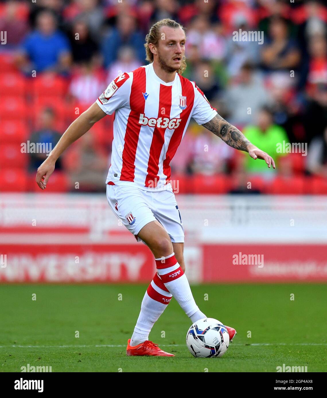 Stoke City’s Ben Wilmot during the Sky Bet Championship match at the ...