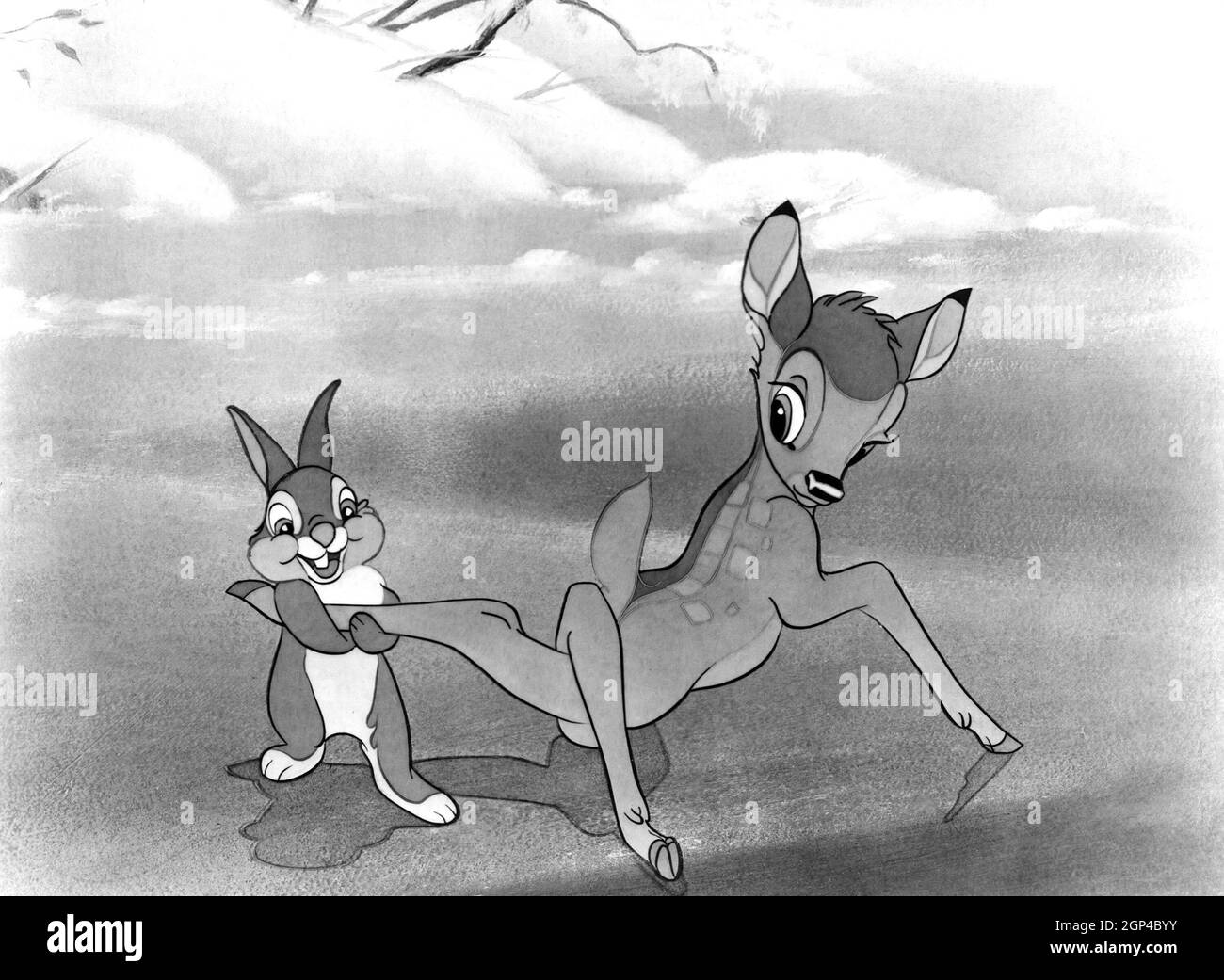 BAMBI, 1942, from left, young Thumper (voiced by Peter Behn), young ...