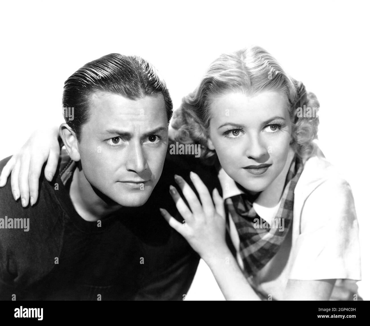 THE BAND PLAYS ON, from left, Robert Young, Betty Furness, 1934 Stock ...