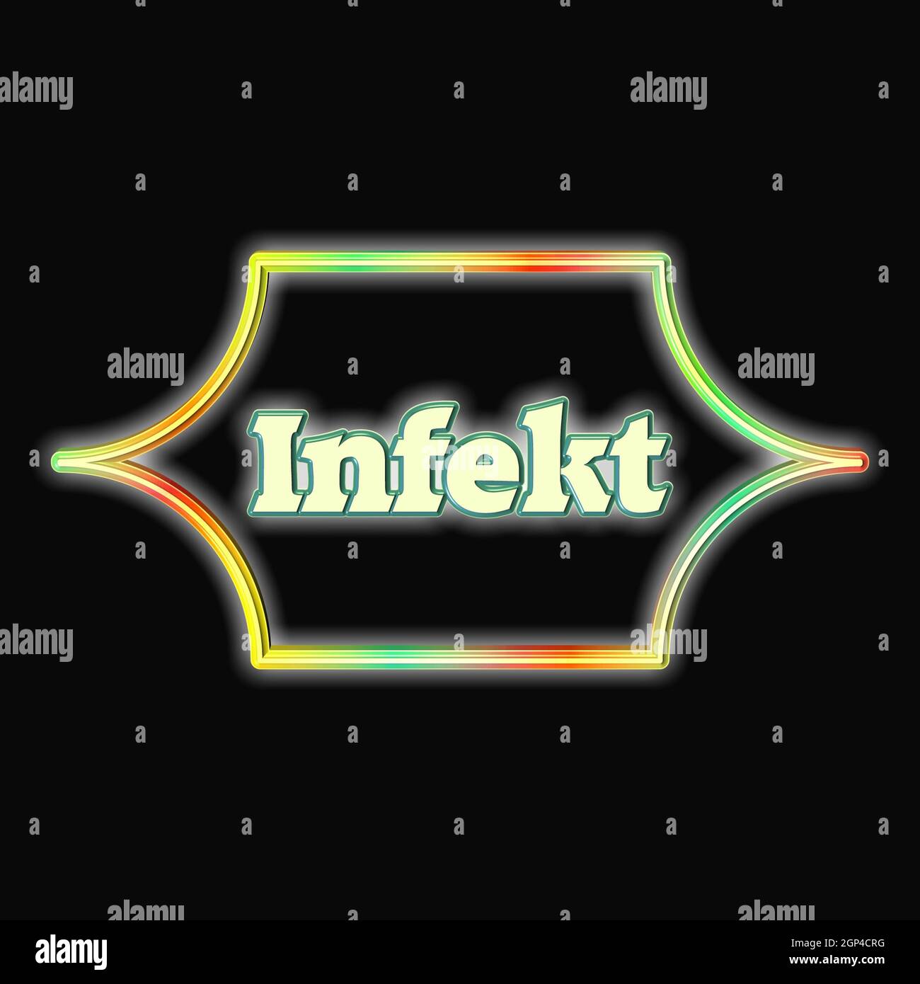 Infection - Word or text as 3D illustration, 3D rendering Stock Photo ...