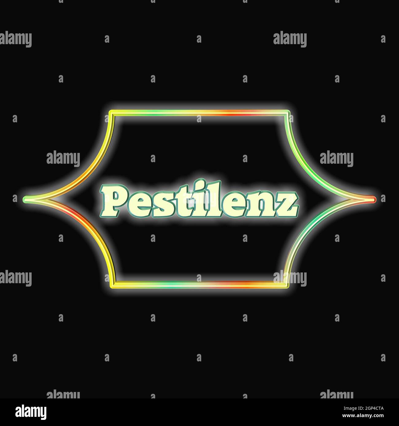 Pestilence - Word or text as 3D illustration, 3D rendering Stock Photo ...