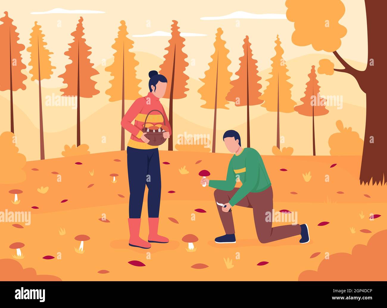 Group foraging Stock Vector Images - Alamy