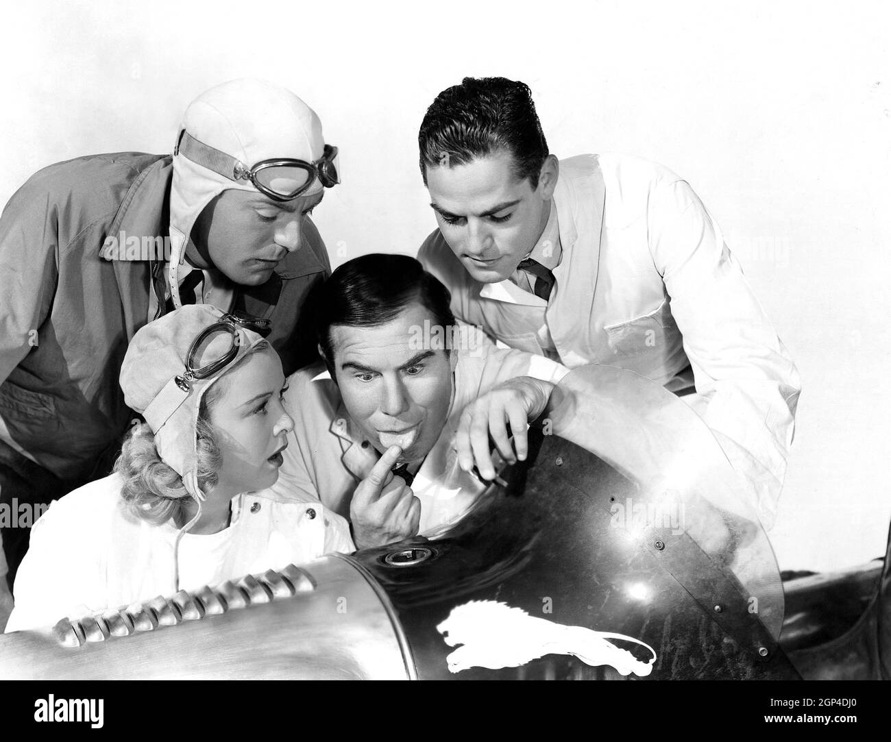 BURN 'EM UP O'CONNOR, from left, Dennis O'Keefe, Cecilia Parker, Nat ...