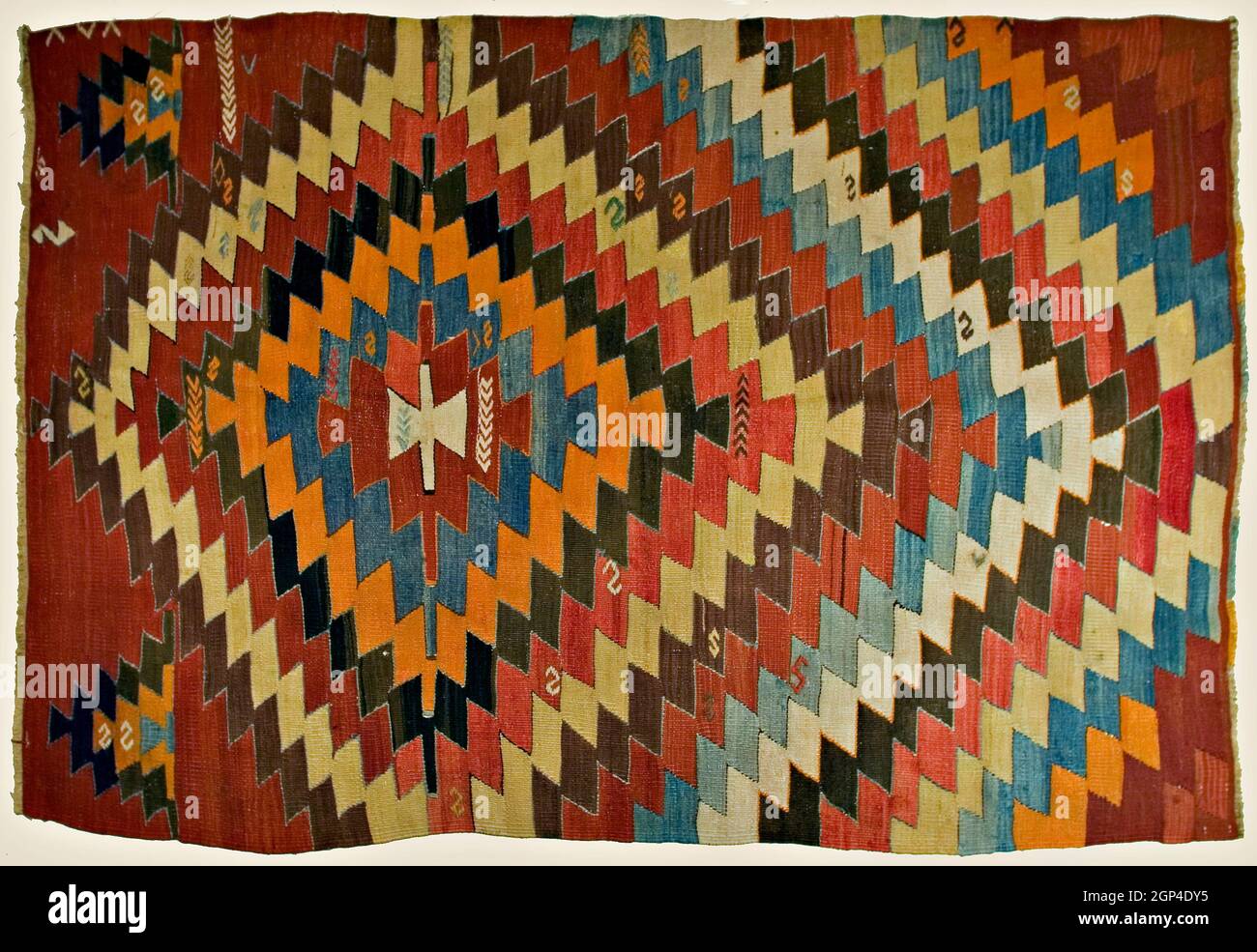 a beautiful and colored Traditional handmade Turkish Carpet/ Kilim ...