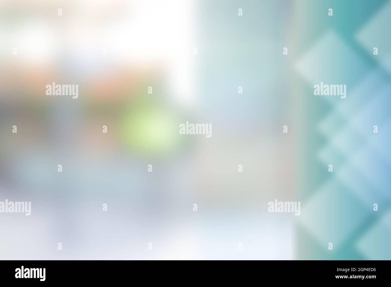 Abstract blurred background of entry of shopping mall or corridor in ...