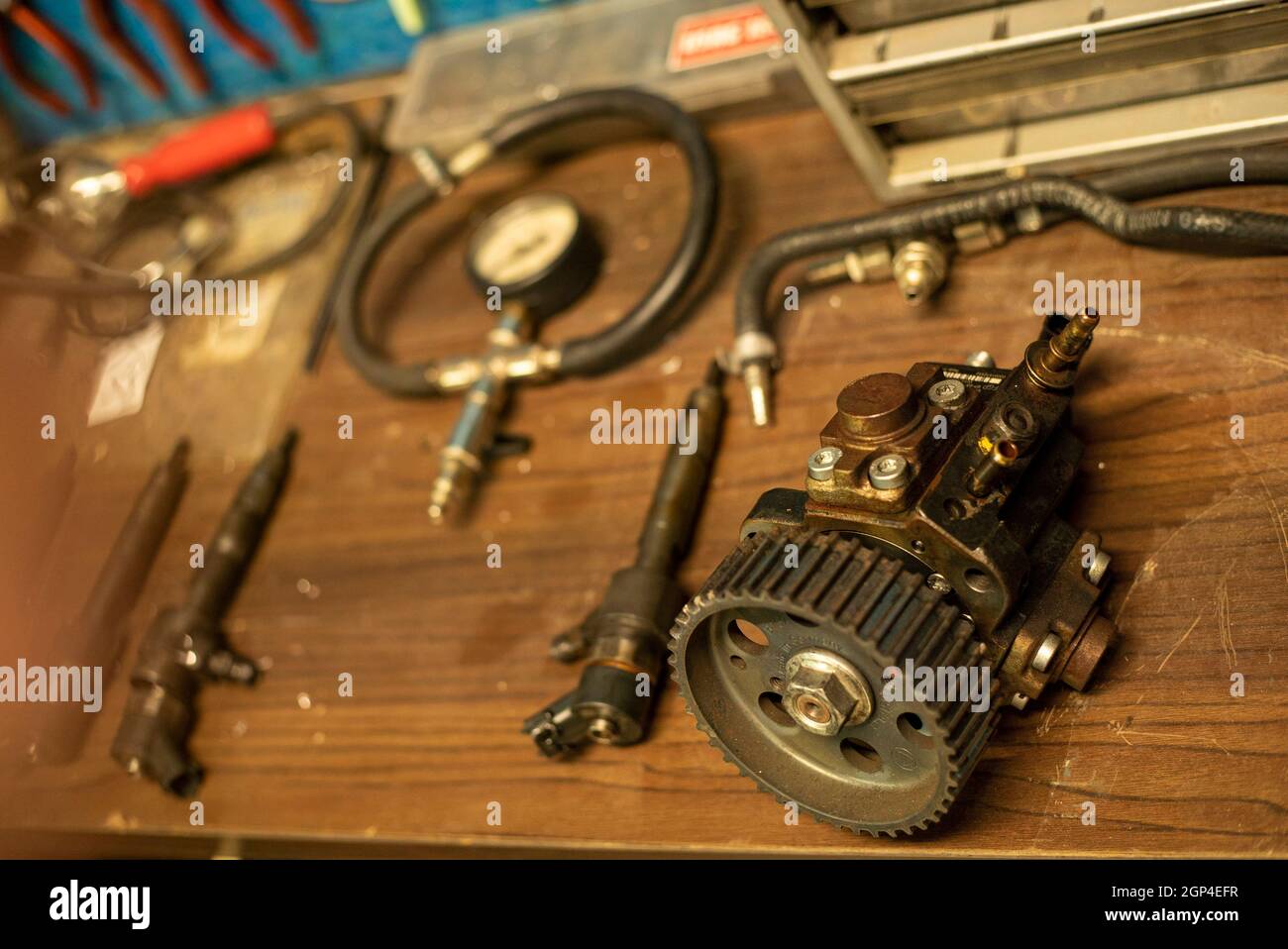 Diesel fuel injection pump hi-res stock photography and images - Alamy