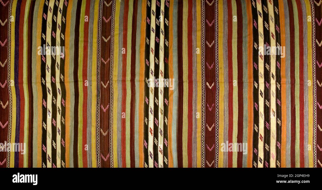 a beautiful and colored Traditional handmade Turkish Carpet/ Kilim ...