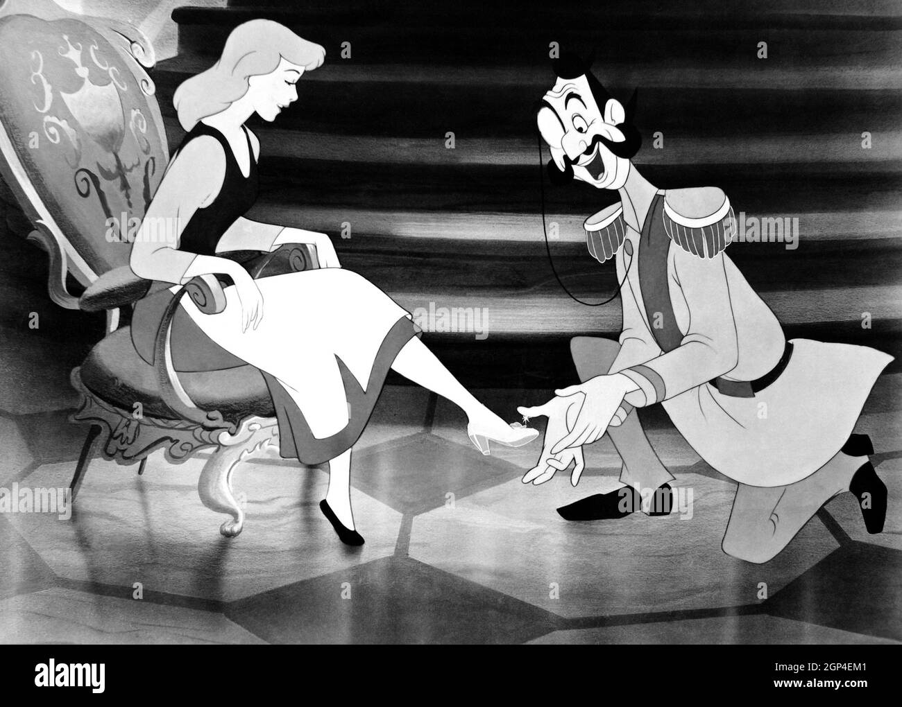 CINDERELLA, from left, Cinderella (voiced by Ilene Woods), Grand Duke ...