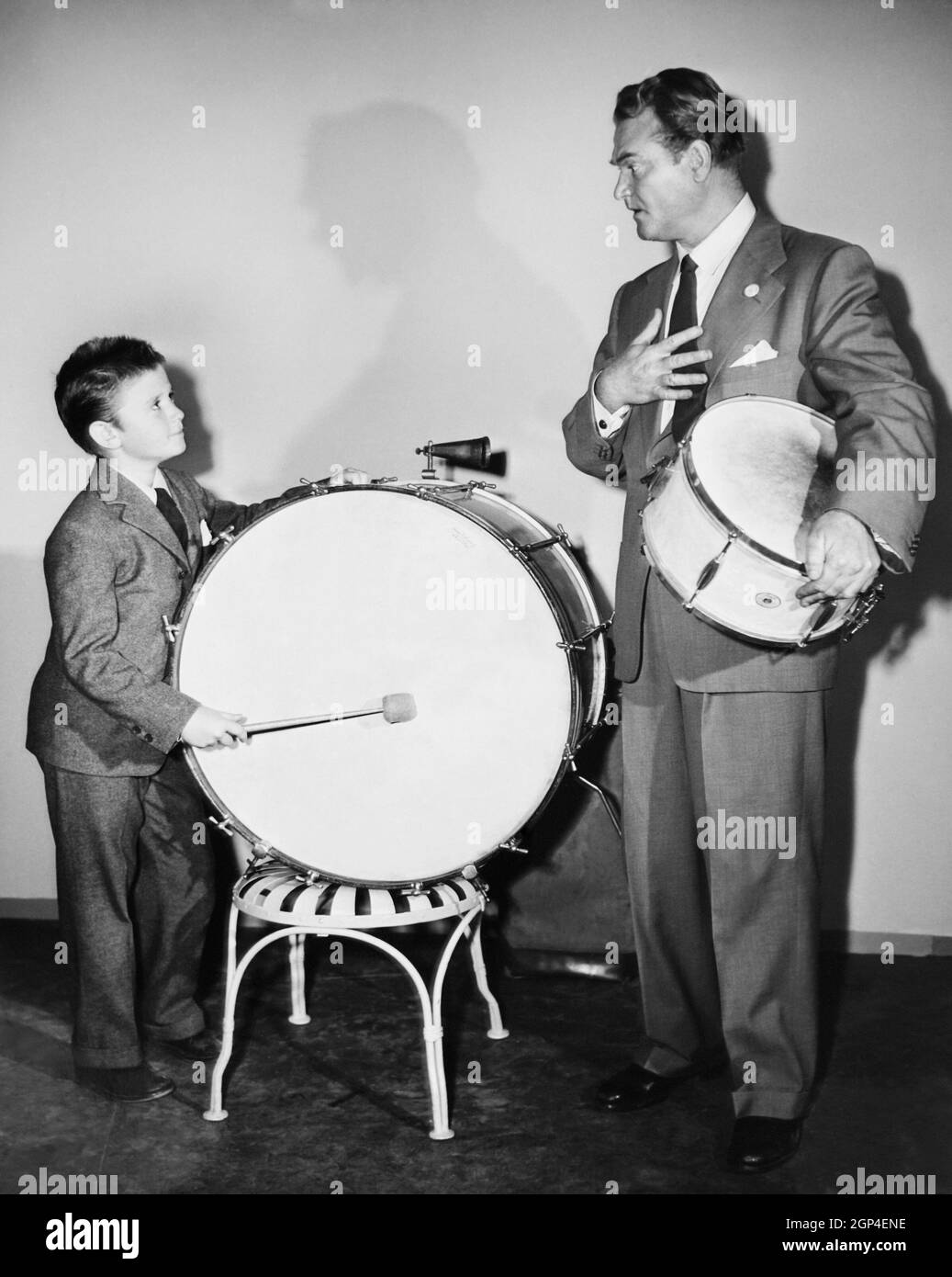 THE CLOWN, from left: Tim Considine, Red Skelton on set, 1953 Stock ...