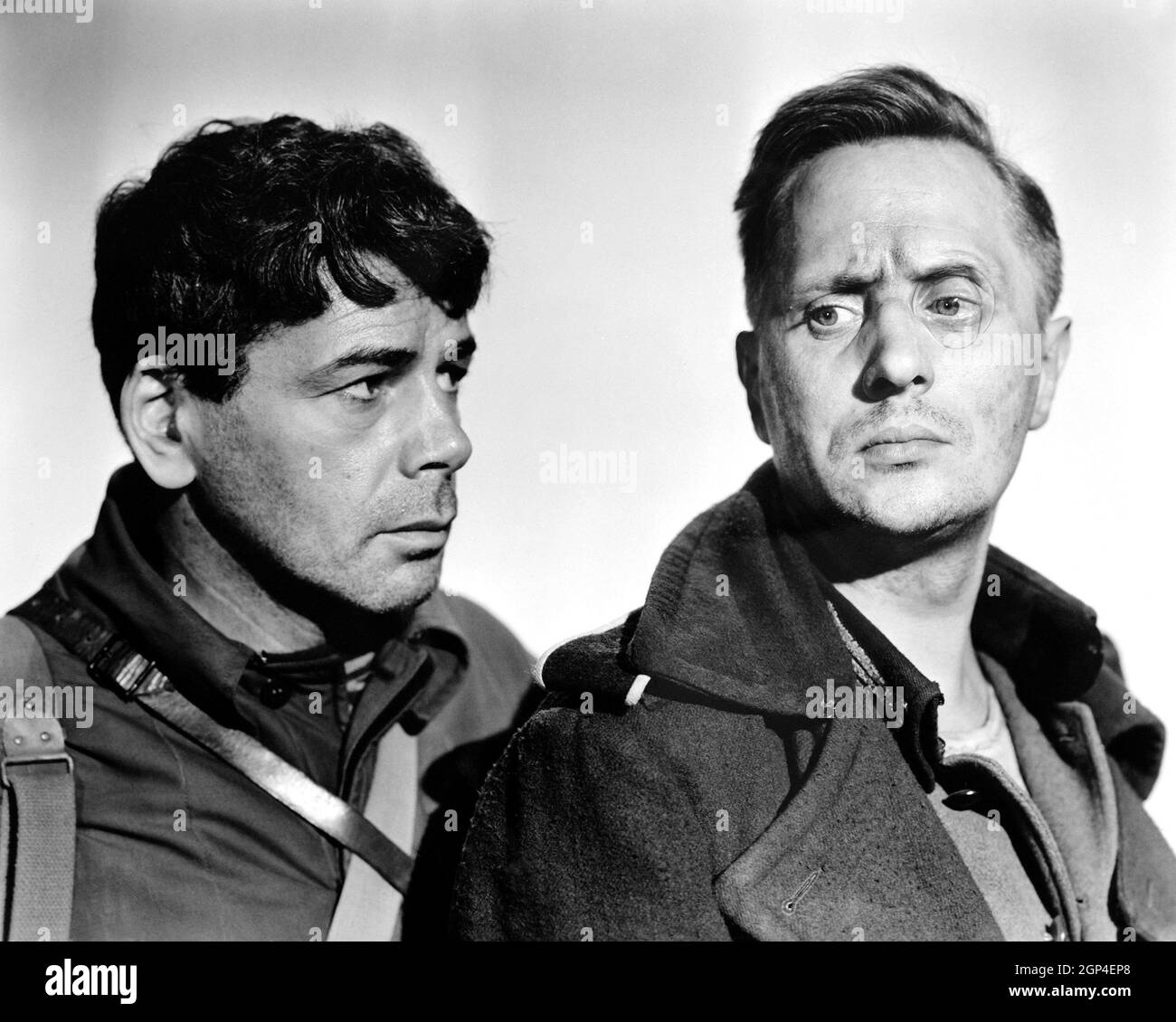 COUNTER-ATTACK, from left, Paul Muni, Harro Meller, 1945 Stock Photo ...