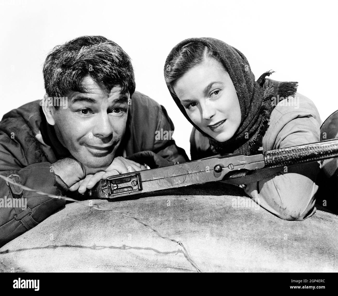 COUNTER-ATTACK, from left, Paul Muni, Marguerite Chapman, 1945 Stock ...