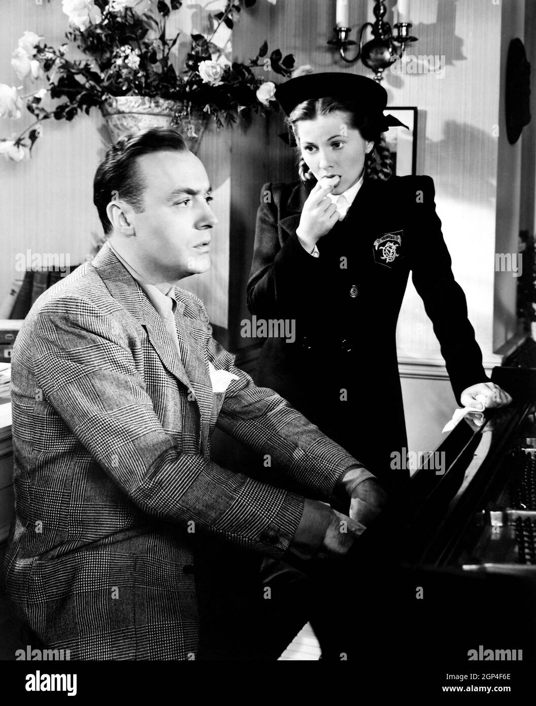 THE CONSTANT NYMPH, from left, Charles Boyer, Joan Fontaine, 1943 Stock ...