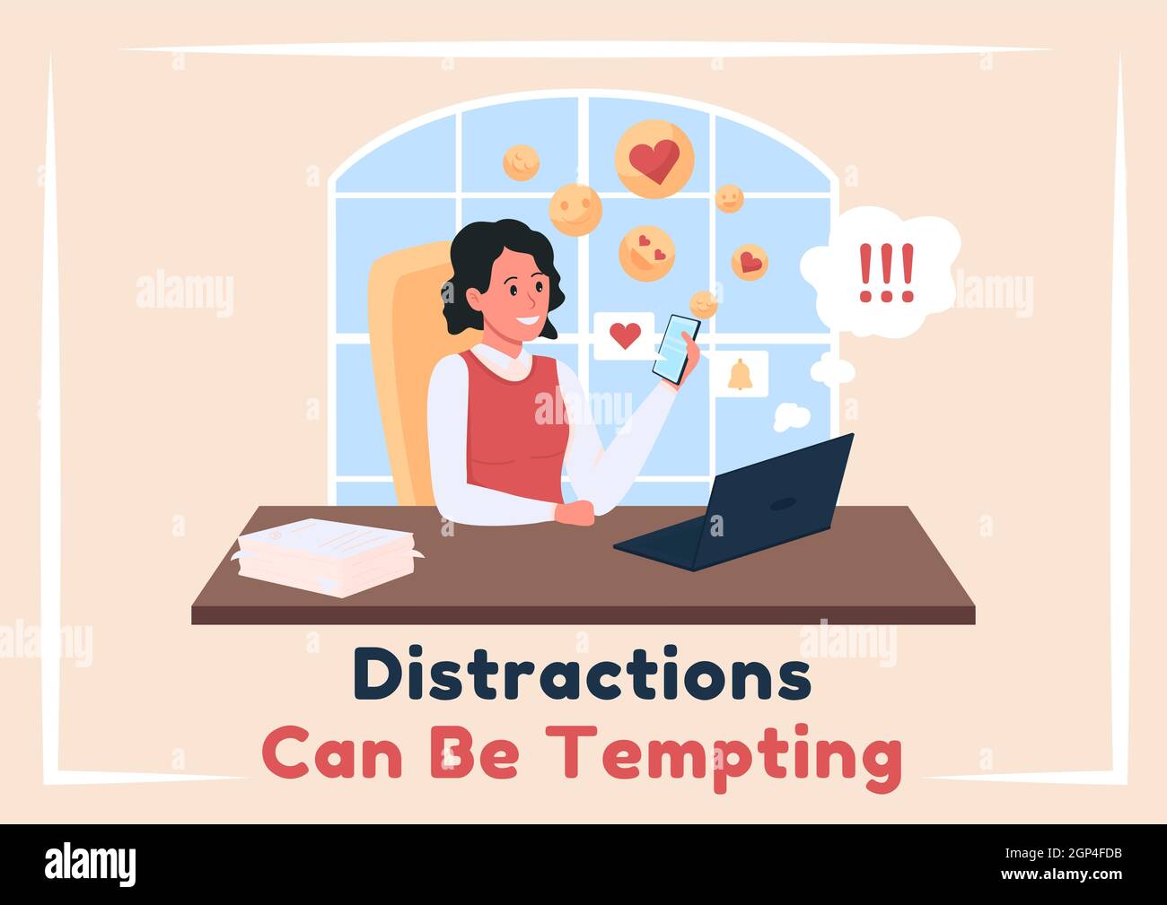 Procrastination cartoon hi-res stock photography and images - Alamy