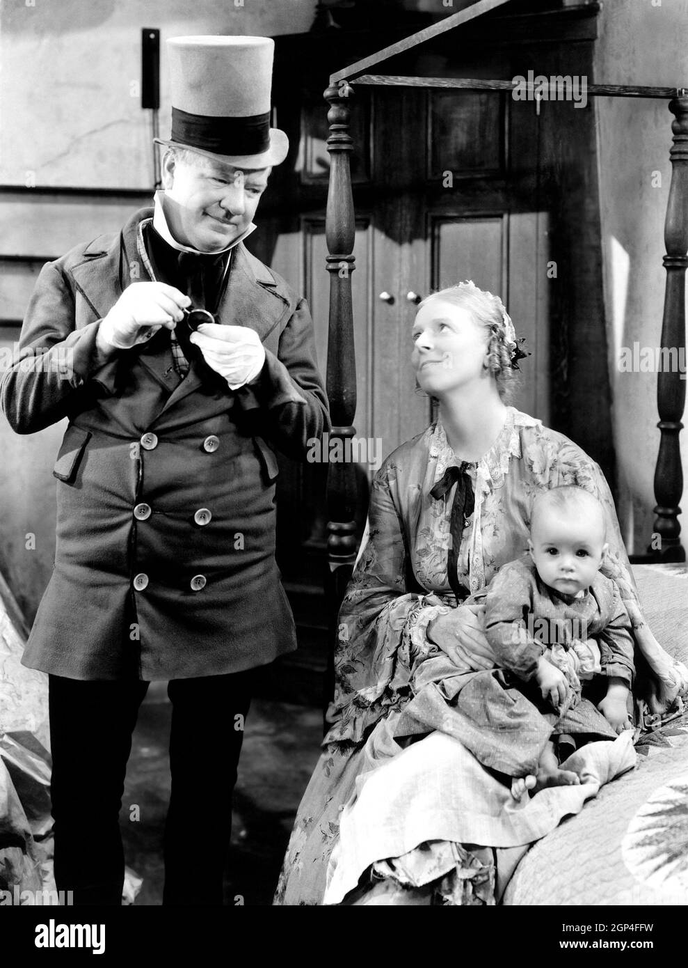DAVID COPPERFIELD, from left, W.C. Fields, Jean Cadell, 1935 Stock ...
