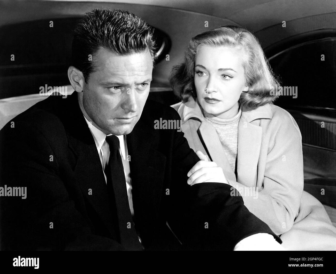 THE DARK PAST, from left, William Holden, Nina Foch, 1948 Stock Photo ...