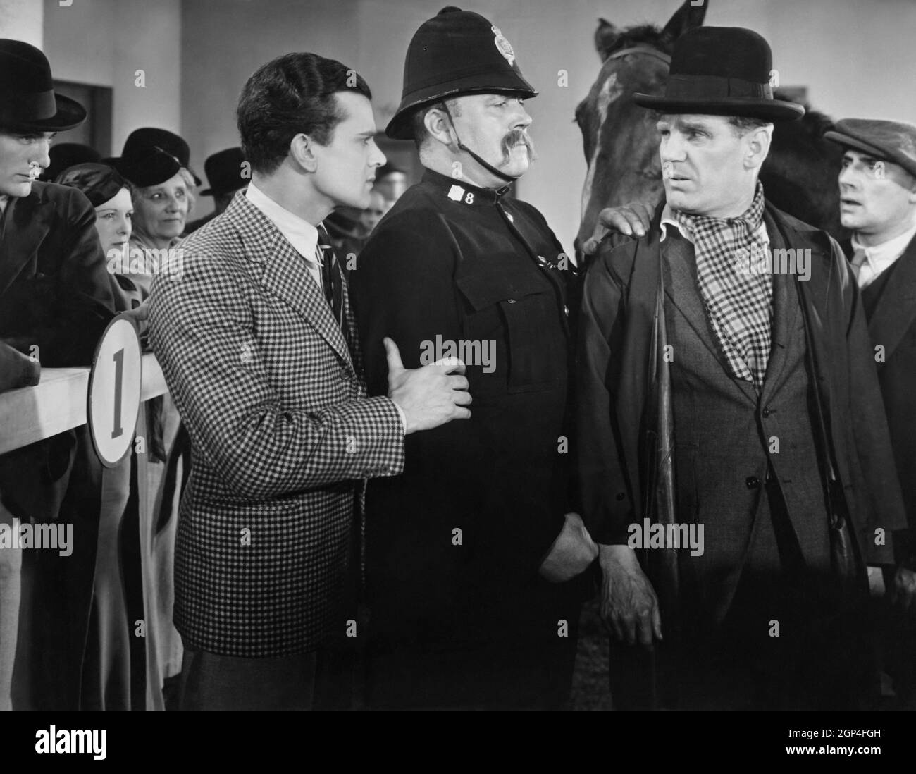 DANDY DICK, from left: Esmond Knight, Wally Patch, Will Hay, 1935 Stock Photo - Alamy