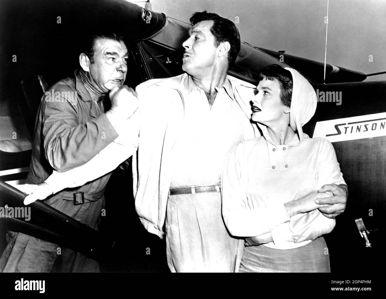 THE CYCLOPS, from left, Lon Chaney, Jr., James Craig, Gloria Talbott ...