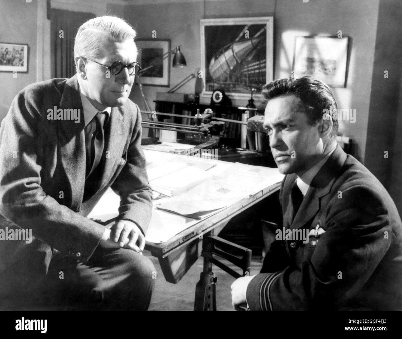 THE DAM BUSTERS, (aka THE DAMBUSTERS), from left, Michael Redgrave ...