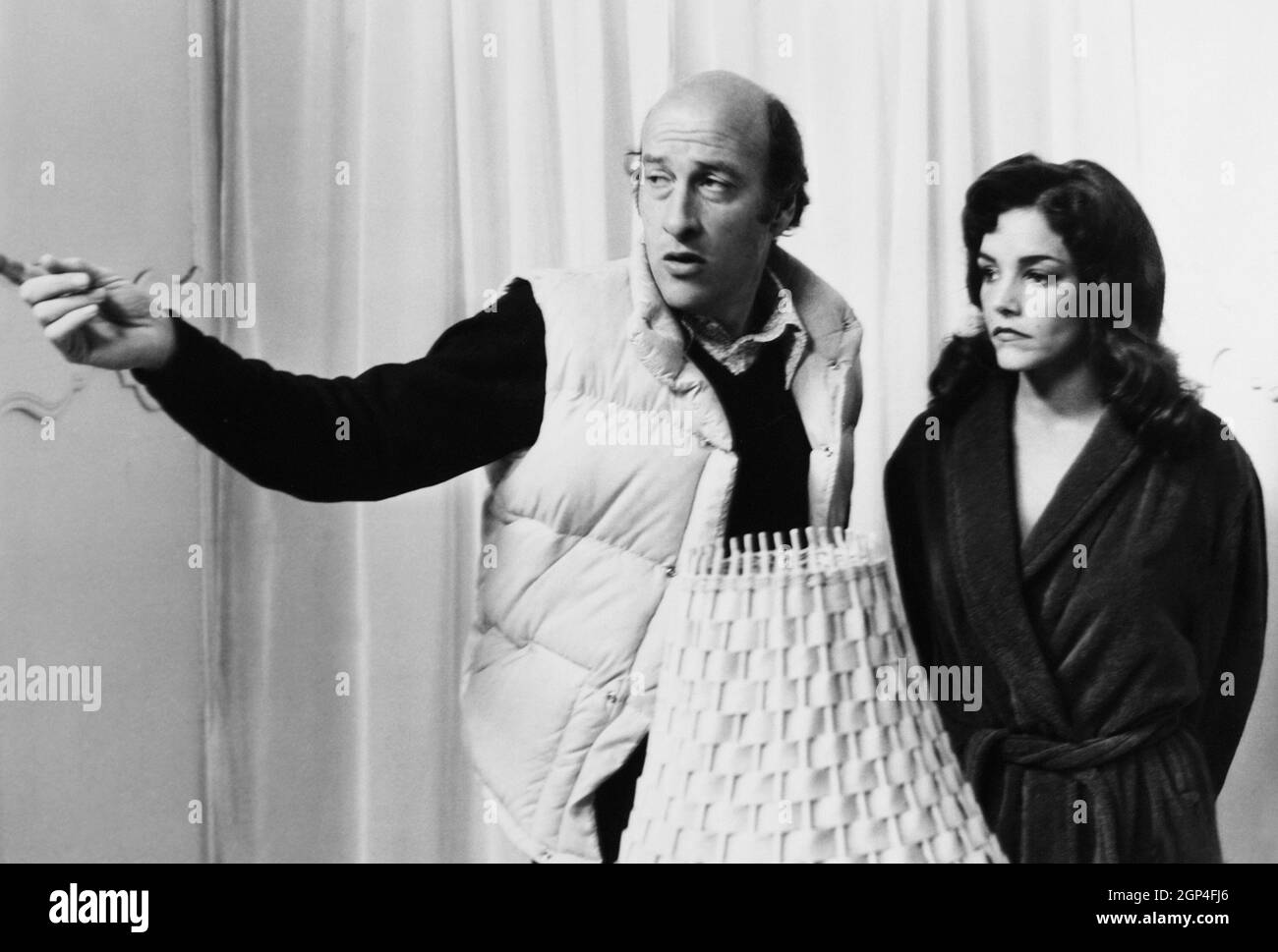 CUBA, from left: director Richard Lester, Brooke Adams on set, 1979 ...