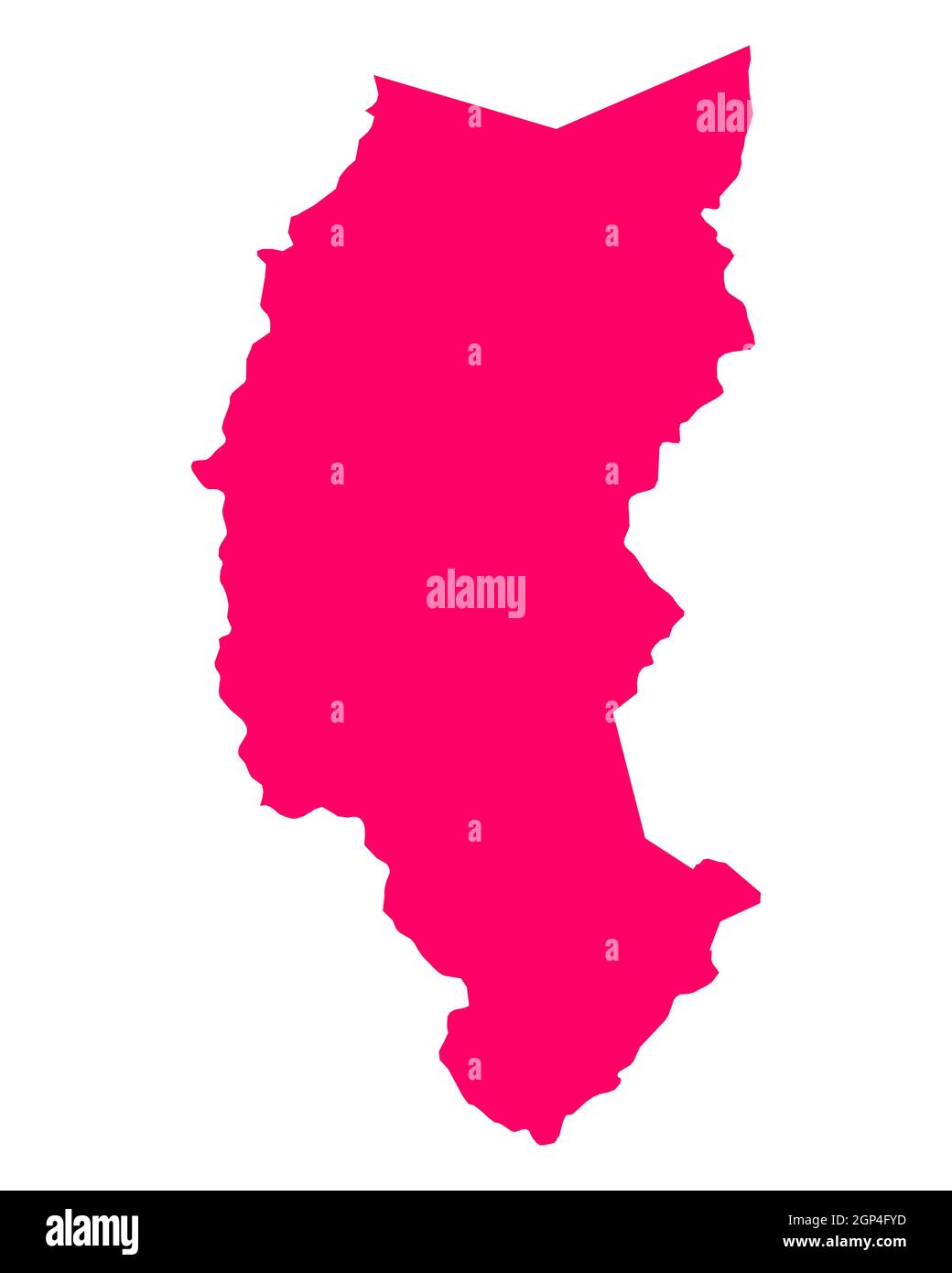 Map of Puno Stock Photo - Alamy