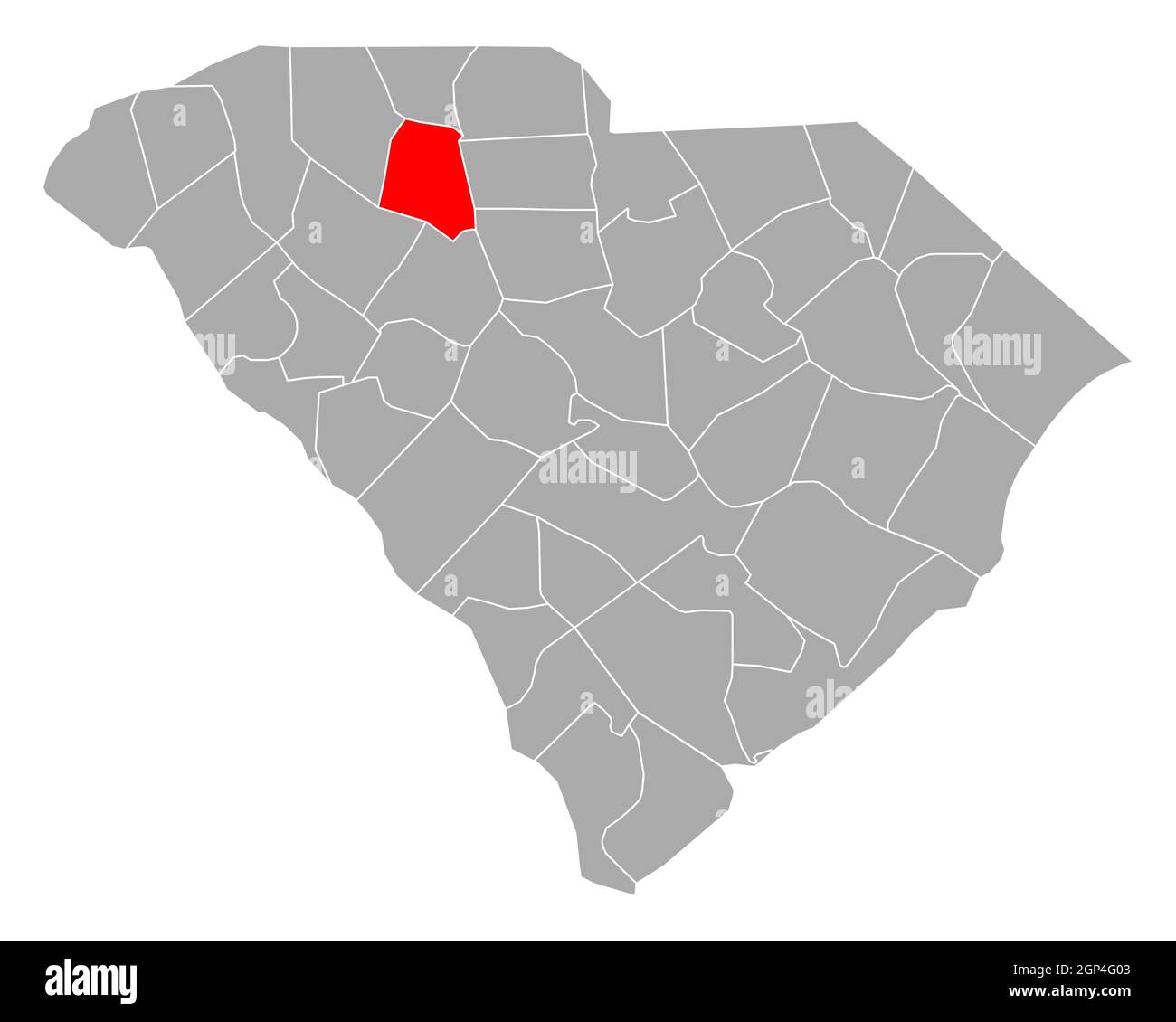 Map of Union in South Carolina Stock Photo - Alamy